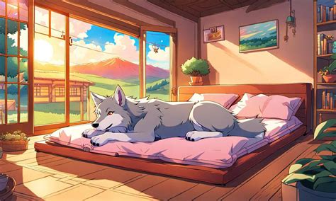 Wolf On Bed By Geedirosso On Deviantart