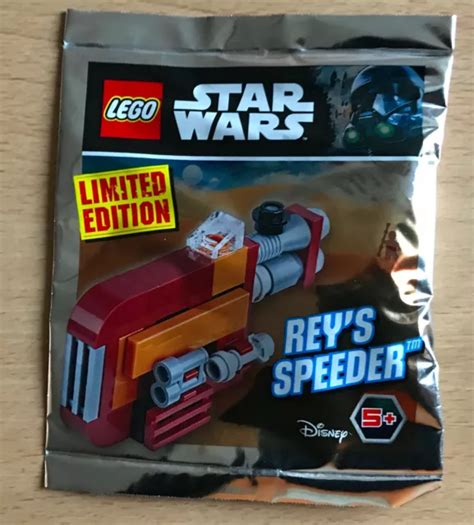 Figurine Lego Minifigure Polybag Vaisseau Star Wars Rey S Speeder Eur Picclick Fr