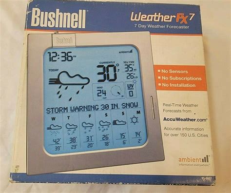 bushnell fx7 weather station