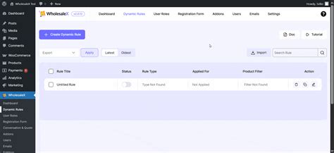 Dynamic Rules Importexport Wholesalex