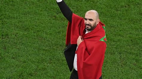 Moroccos Walid Regragui Making History For African Coaches At World Cup
