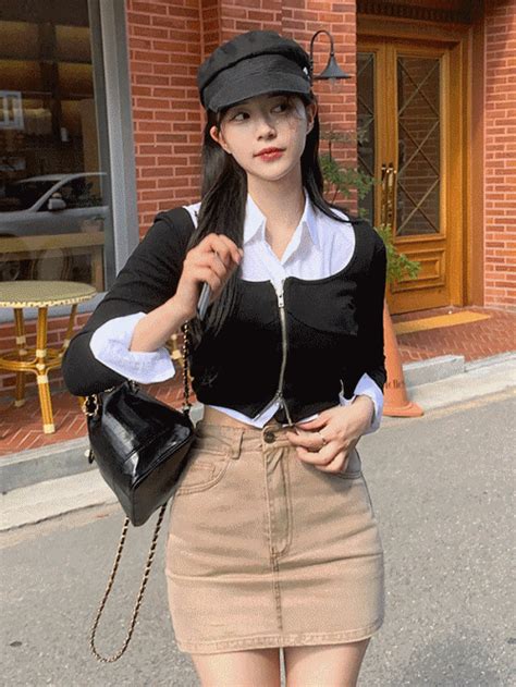 킨더 투웨이 골지 집업 3color 에이블리