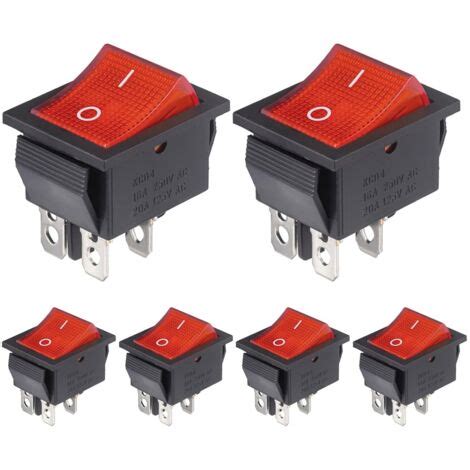 Interruttore A Bilanciere A 4 Pin 2 Posizioni Interruttori A Levetta Onoff 16 A 250 V Ca 20