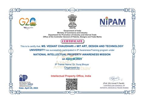 Vedant Chaudhari On Linkedin Ipawareness Patents Copyrights