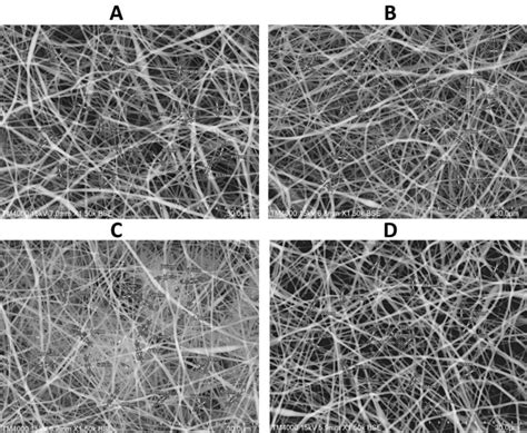 Sem Micrographs Of The Obtained Fibers From Copolymers With Different