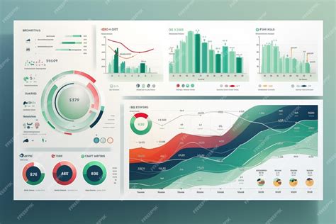 Premium Ai Image Modern Data Visualization Dashboard Design