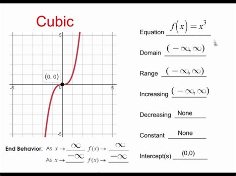 Negative Cubic Parent Function