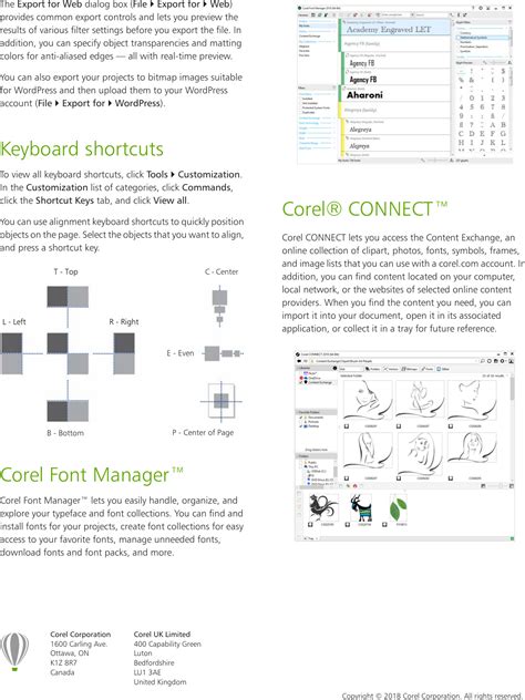 Coreldraw Graphics Suite 2018 Quick Start Guide Corel Draw Cdraw Qg En