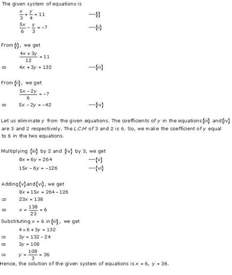linear equations in two variables class 10 extra questions with answers