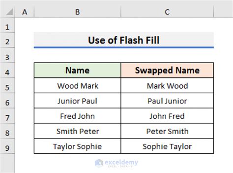 How To Swap Text In Excel 4 Easy Methods Exceldemy