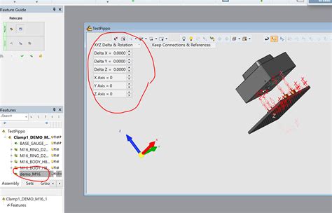 rotate component in cimatron using api r cimatron