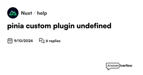 Pinia Custom Plugin Undefined Nuxt