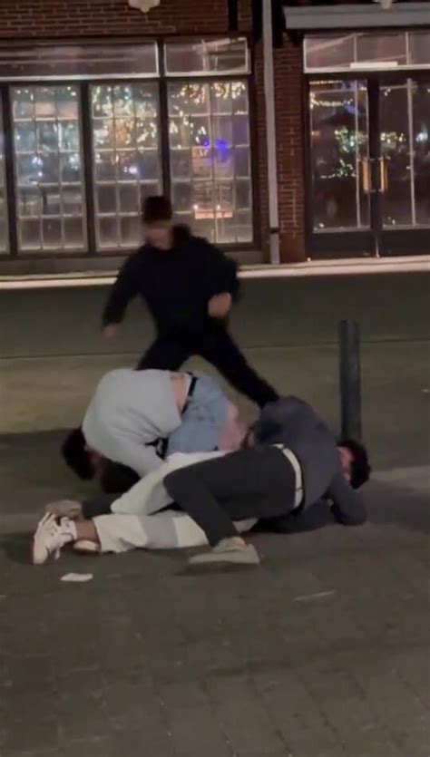 Guy Stripped And Exposed During A Fight