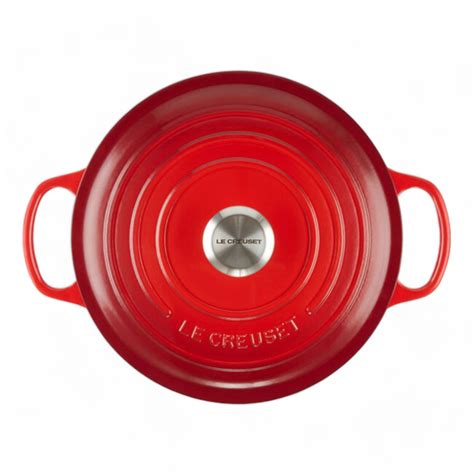 Panela Redonda Signature Le Creuset 22cm Vermelha