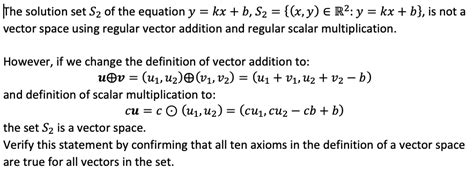 A Vector Space Is A Non Empty Set V Of Objects On Chegg Com