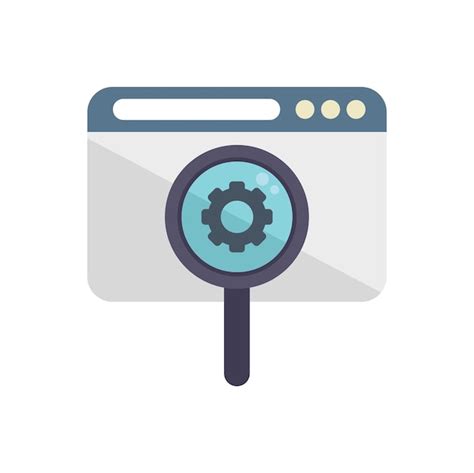 Premium Vector Web Solution Search Icon Flat Vector Creative Problem Design Idea Isolated