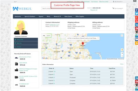 Cs Cart Customer Profile Page Enhanced View Of Customer Profile