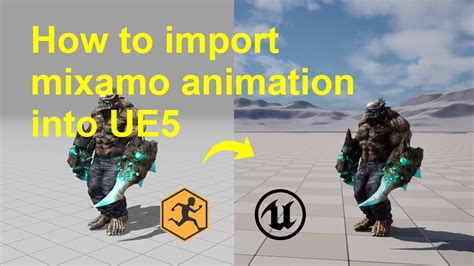 How To Import Mixamo Animation Into Unreal Engine 5 Youtube