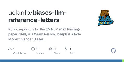 GitHub Uclanlp Biases Llm Reference Letters Public Repository For The EMNLP Findings
