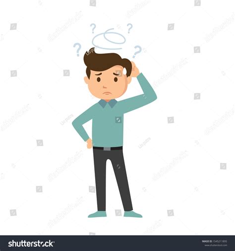 Portrait Puzzled Man Question Mark Over 189 Royalty Free Licensable Stock Illustrations