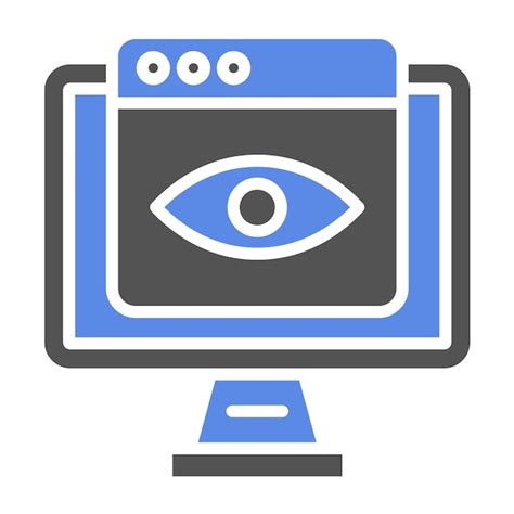 Premium Vector Vector Design Monitoring Icon Style