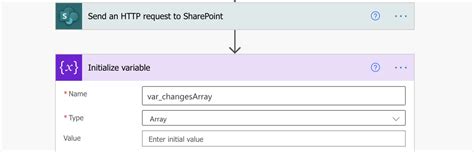 get previous value s of modified sharepoint column s in power automate