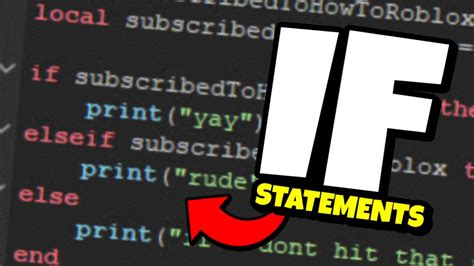 What Are If Statements Scripting Series Ep4 Youtube