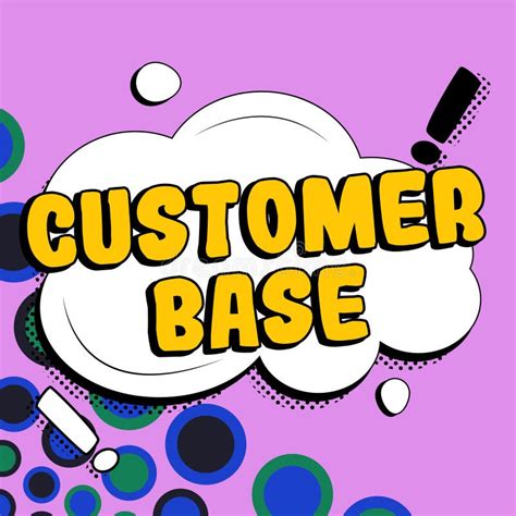 Hand Writing Sign Customer Base Word Written On Encourage Customers To