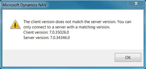 The Client Version Does Not Match The Server Version My Errors And My Solutions