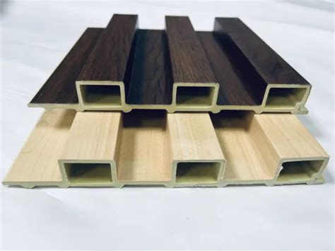Co Extrusion Wpc Wall Cladding Panel Wood Grain Cladding Fluted Panel Wpc Wall Panel And