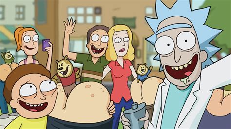 Rick And Morty Tv Adult Swim Rick Sanchez Morty Smith Jerry Smith Summer Smith Beth Smith