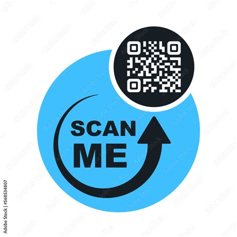 Scan Me Icon Qr Code Frame Qr Code Template For Mobile App Clip