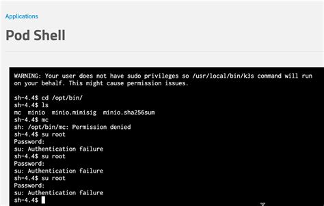 minio console shell root password apps and virtualization truenas community forums