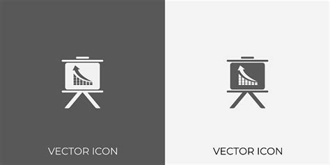 모바일 소프트웨어 및 응용 프로그램에 대한 프리젠 테이션 차트의 빛과 어두운 회색 아이콘 10 0명에 대한 스톡 벡터 아트 및 기타 이미지 Istock