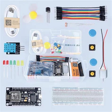 Esp8266 Wifi Kit Temperature And Humidity Sensor Programming Kit Learning