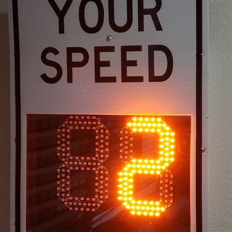 Arduino Radar Speed Sign