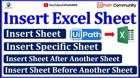 Insert Sheet In Excel Uipath Add Excel Sheet Using Vba In Uipath