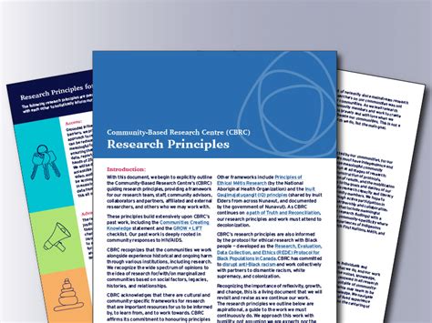 Cbrcs Research Principles Community Based Research Centre