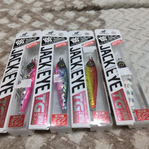 【祝開店！大放出セール開催中】 ハヤブサ ジャックアイ 4個 100g タングステンジグ ルアー用品