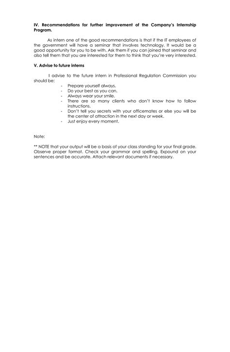 Ojt Report Pdf Format Pdf