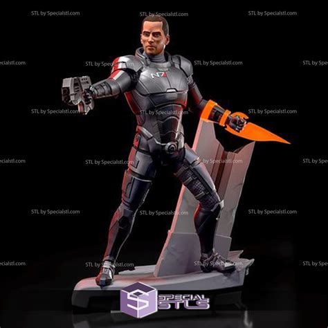 Commander Shepard From Mass Effect Specialstl