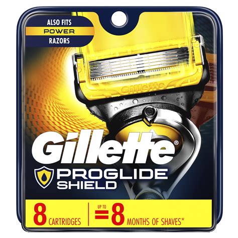 Gillette Proglide Shield Mens Razor Blades 8 Blade Refills