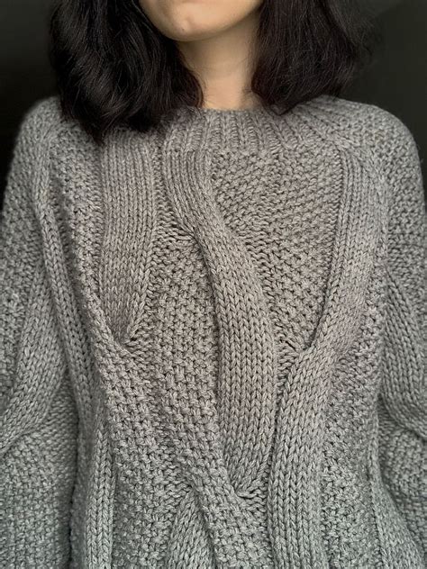 Свитеры Серый свитер женский реглан спицами купить В НАЛИЧИИ в интернет магазине на Ярмарке