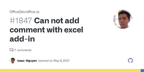 Can Not Add Comment With Excel Add In · Issue 1847 · Officedevoffice Js · Github