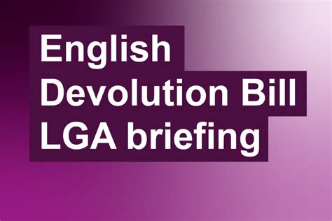 English Devolution And Community Empowerment Bill Local Government
