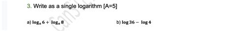 Solved Write As A Single Logarithm Chegg Com