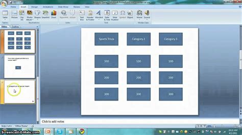 How To Make A Jeopardy Game In Powerpoint Youtube