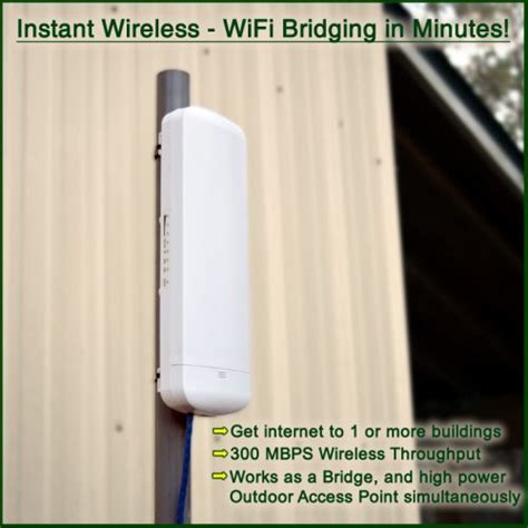Wireless Point To Point Bridge MBPS Connect WiFi To Any Building RadioLabs