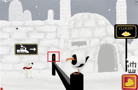 Polar Tale 북극곰 따뜻한 곳으로 이동시키기 플래시게임 러플래시 게임 아카이브