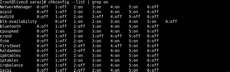 linux chkconfig command with examples